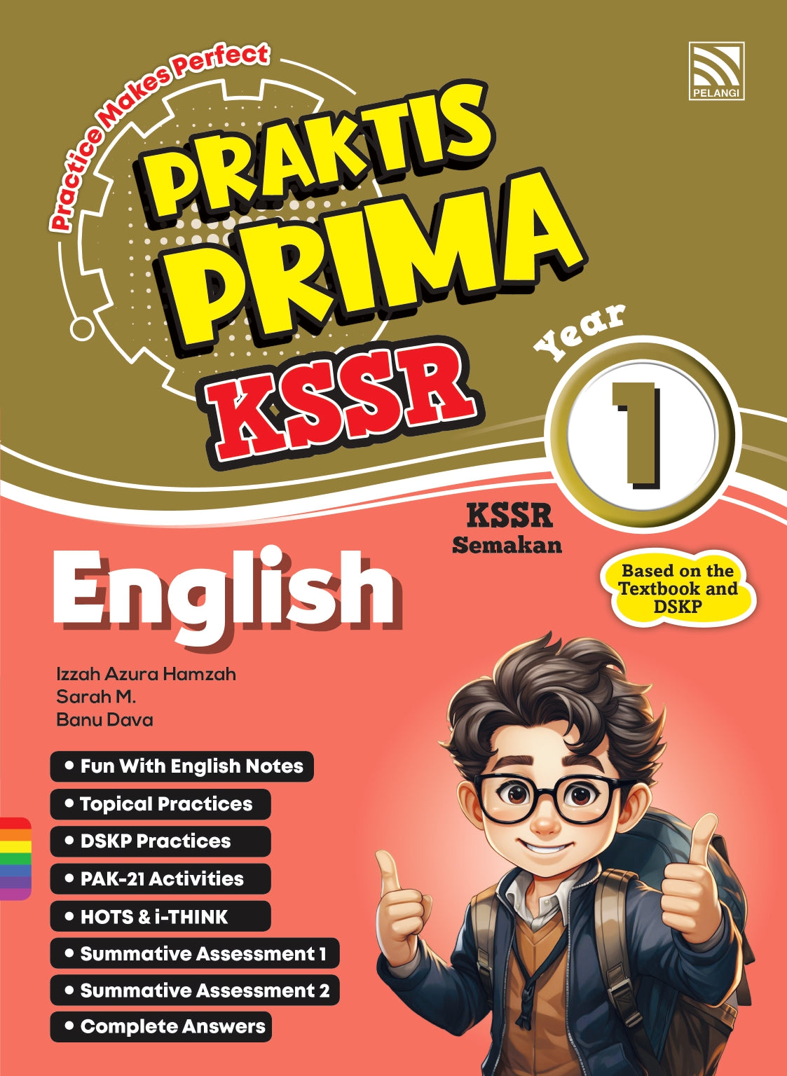 Praktis Prima KSSR 2025 English Year 1 — Pelangi Books