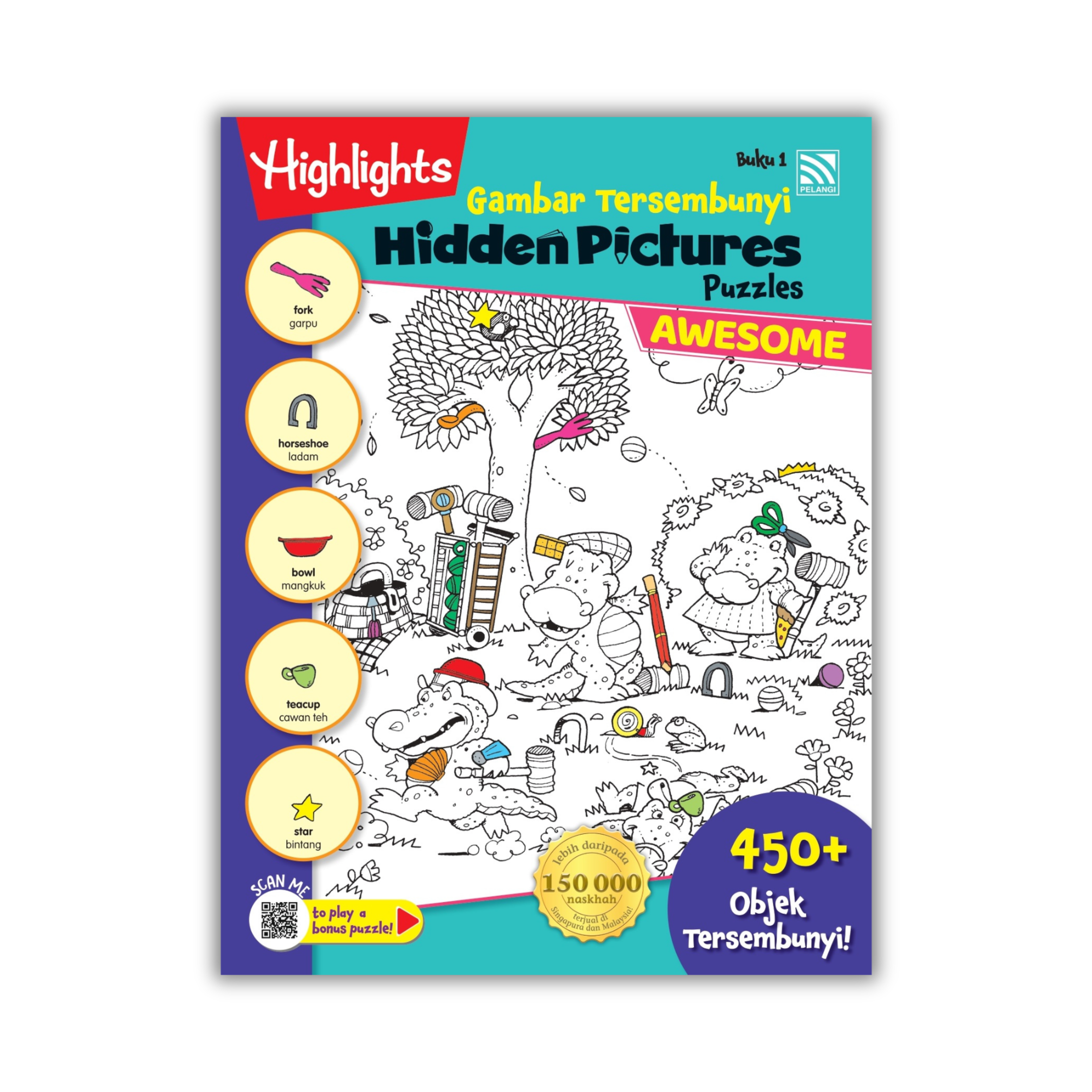 Highlights Hidden Pictures Gambar Tersembunyi Awesome — Pelangi Books