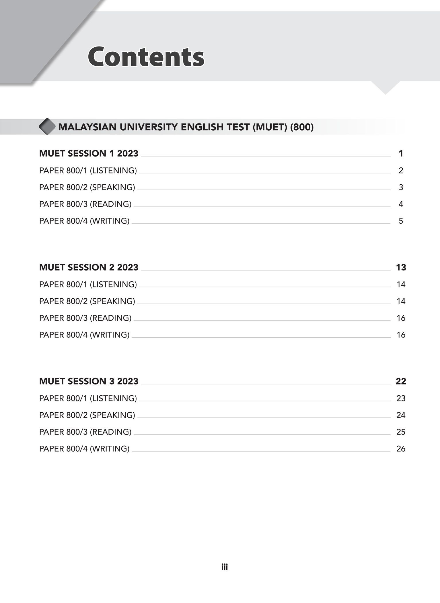 MUET 2023 Report and Insights 2025 — Pelangi Books