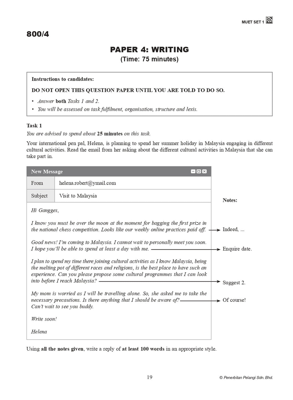MUET Model Test Papers 2024 — Pelangi Books